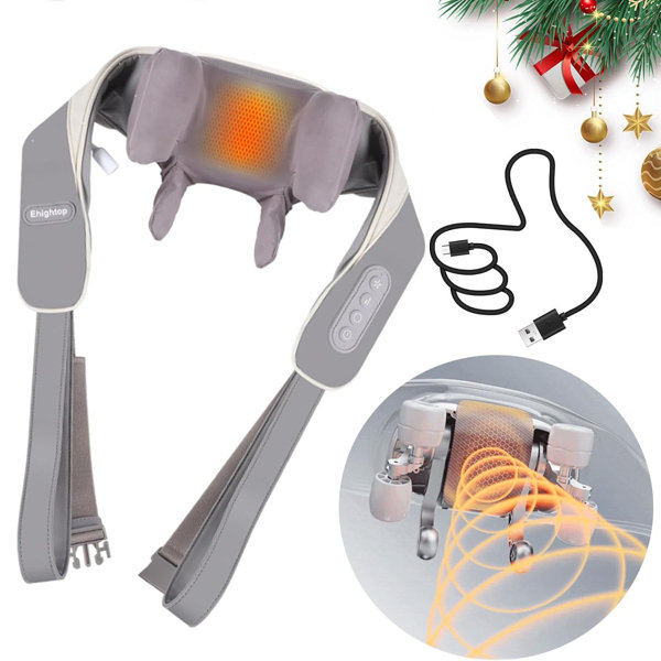 Rebrilliant Masseur de massage du cou 5d, masseur de cou shiatsu avec chaleur, masseur ...